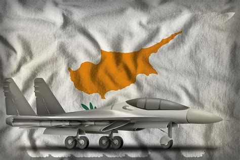 전투기 키프로스 상태 플래그 배경에 인터셉터 3d 일러스트레이션 군용 항공기에 대한 스톡 사진 및 기타 이미지 군용 항공기 기 날기 Istock