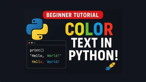 How To Print Colored Text In Python With Colorama Beginner Tutorial