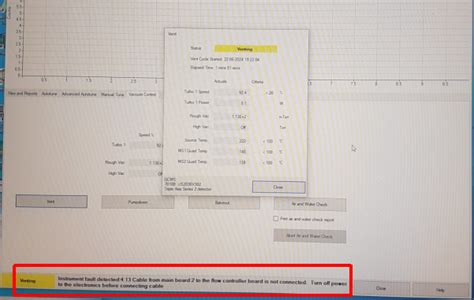 Agilent 7010b Gcms System Shows Fault Detected 40 Mainboard 2 Lens Driver Power Supply Cannot