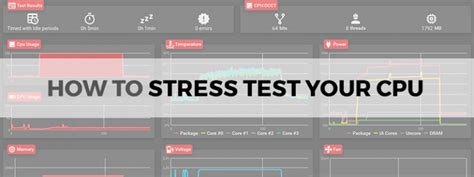 How To Stress Test Your CPU And Best Tools For It The Tech Lounge