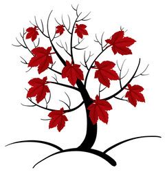 Abstract Tree Vector Images Over