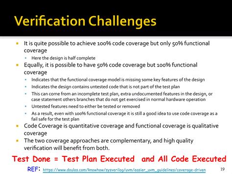 Verification Challenges And Methodologies SoC And ASICs PDF