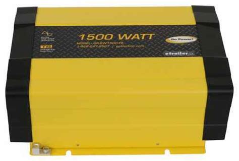Go Power Industrial Pure Sine Wave Inverter With Transfer Switch 1 500 Watt 12V Go Power RV