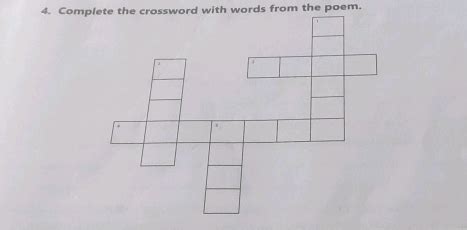 4 Complete The Crossword With Words From The StudyX