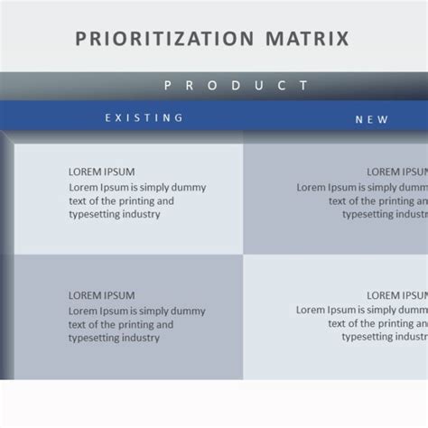 Priority Matrix PowerPoint Template