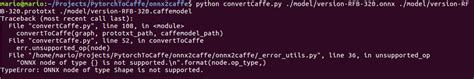 TypeError ONNX Node Of Type Shape Is Not Supported Issue MTLab Onnx Caffe GitHub