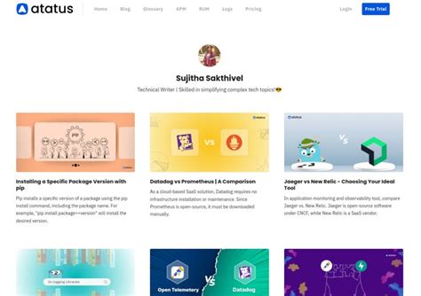 Sujitha Sakthivel On Linkedin Monitoringtools Golang Observability Docker Techwriting Devops