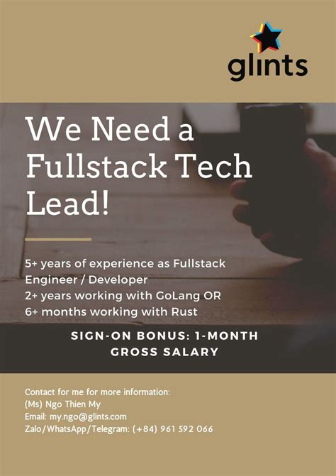 Thien My N On Linkedin Fullstack Lead Golang Rust Reactjs English Opportunity Blockchain