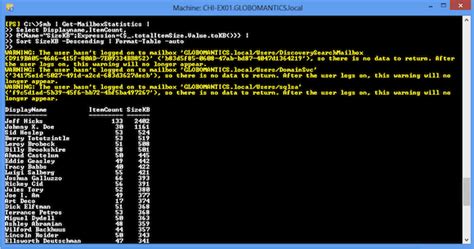 Create Exchange 2010 Mailbox Size Reports With PowerShell