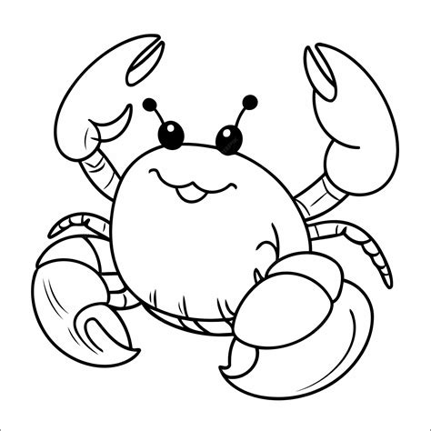 어린이를 위한 랍스터 색칠 페이지 그리기 프리미엄 벡터