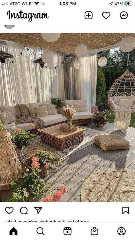 Пин на доске Веранда терасса Украшения беседки Идеи устройства заднего двора Планы садового