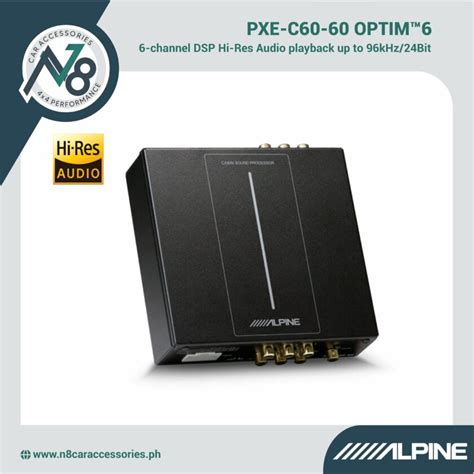Alpine Pxe C Optim Channel Dsp Amplifier Genuine N Car Accessories X