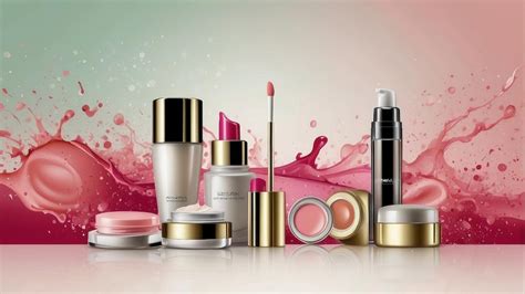Premium Photo Elegant Array Of Assorted Beauty And Skincare Products