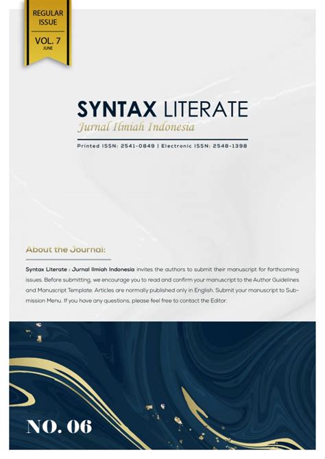 Syntax Literate Layanan Ridwan Institute