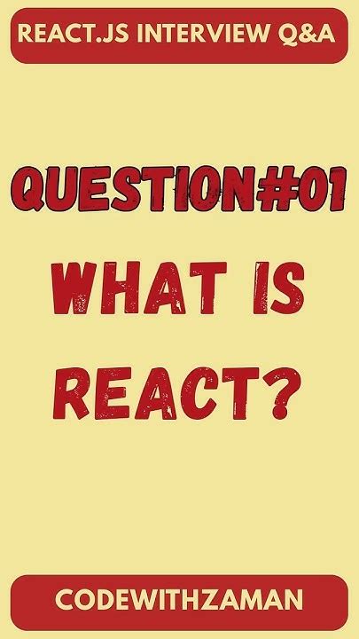 What Is React Js React Explained For Beginners Developers 🚀