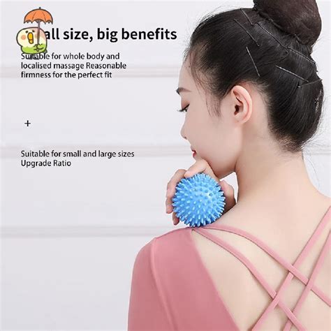 Durable Pvc Spiky Massage Ball Trigger Point Sport Fitness Hand Foot