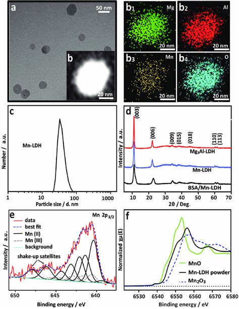 A Tem Image B Stem Image And The Corresponding Element Mapping Of B Download Scientific