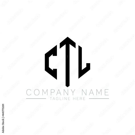 Ctl Letter Logo Design With Polygon Shape Ctl Polygon Logo Monogram Ctl Cube Logo Design Ctl
