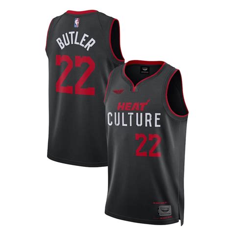Jimmy Butler Miami Heat Black City Edition Swingman Jersey 202324