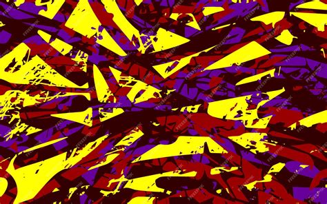 Premium Vector Art Illustration Yellow Abstract Background