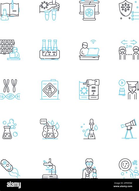 Cooperation Collaboration Linear Icons Set Teamwork Synergy Unity