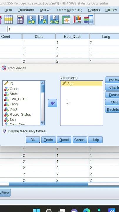 calculate mean in spss spss dataanalytics descriptive education excel shortsfeeds shorts