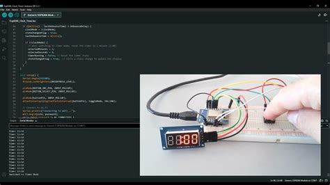 Esp8266 Wifi Clock And Timer Youtube