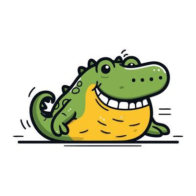 Crocodile Character Vector Art Icons And Graphics For Free Download