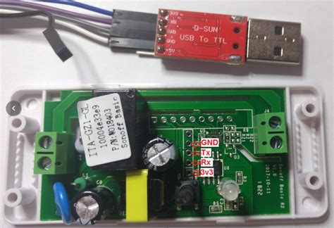 install tasmota on sonoff basic wifi smart switch iot with us