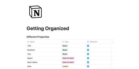A Beginners Guide To Using Database Properties In Notion