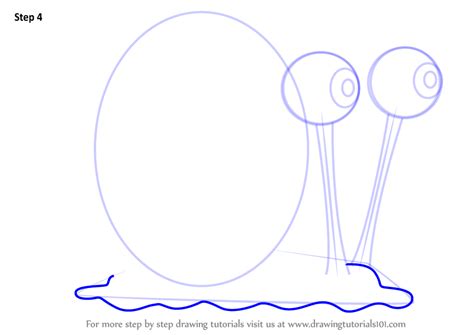 How To Draw Gary The Snail From Spongebob Squarepants Spongebob Squarepants Step By Step