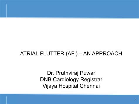 Atrial Flutter Afl Management Principals Ppt