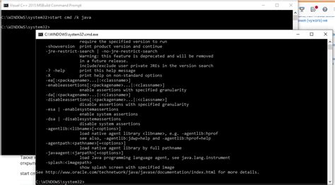 Java Как в Bat нике запустить консольное приложение так чтобы окно этого консольного