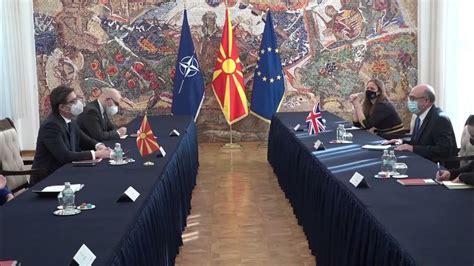 Средба со Стјуарт Пич специјален претставник на Обединетото Кралство за Западен Балкан Youtube