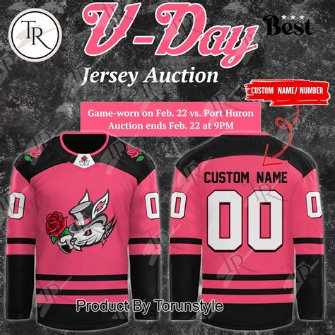 Danbury Hat Tricks V Day 2025 Custom Name Limited Edition Hockey Jersey