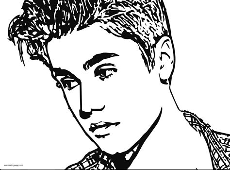 Justin Bieber Coloring Pages
