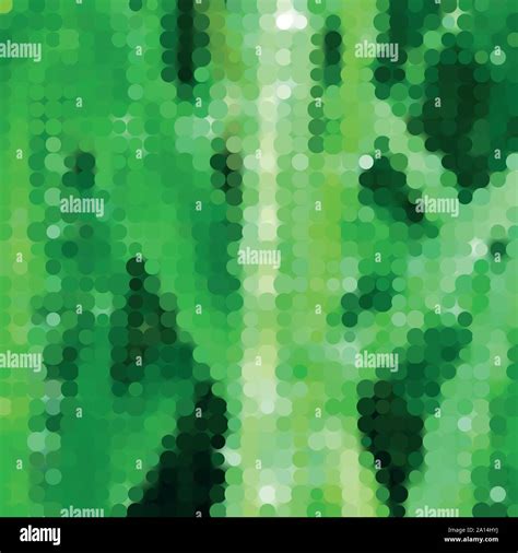 Grass Themed Background With Circular Grid Stock Vector Image And Art Alamy