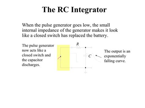 Rc And Rl Differentiator And Integrator Circuit Ppt Radio Control
