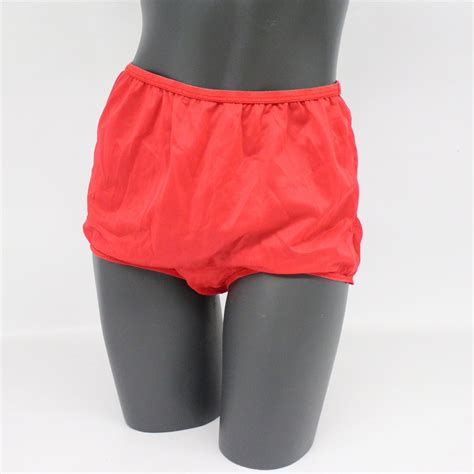 Vintage Full Red Nylon Panties Montgomery Ward Pure Luxury Etsy
