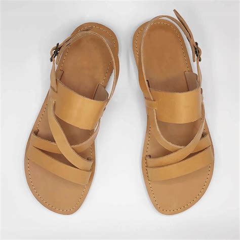 Mens Closed Toe Dress Sandals Leather Sandals Pagonis Greek Sandals