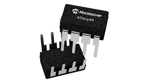 attiny45v 10pu microchip 8bit avr attiny45 microcontroller 10mhz