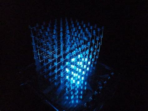 Self Contained 7x7x7 Led Cube Led Matrix Led Microcontrollers
