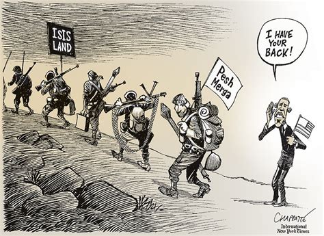 Cartoon Chappatte On The Kurdish Offensive Against Isis The New York