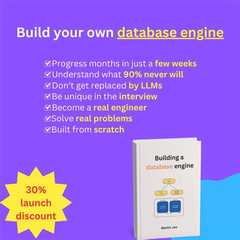 Building A Database Engine Is Available