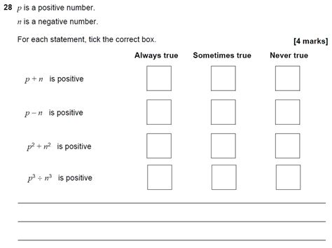 Gcse Maths Topic Negative Numbers Past Paper Questions Pi Academy