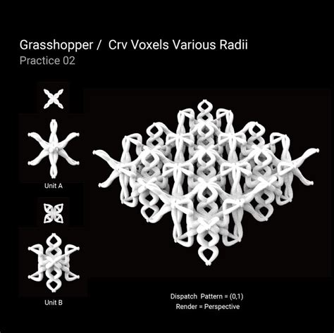 Parametric Grasshopper Curve Voxles On Behance