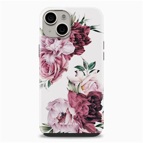 Чехол для iPhone 14 фирменный / кейс на айфон 14 Пионы & Розы - купить ...