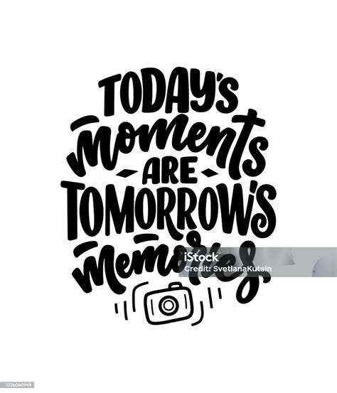 여행 생활 스타일 영감 좋은 추억에 대 한 인용 손으로 그린 글자 포스터 인쇄에 대한 동기 부여 타이포그래피 서예 그래픽 디자인 요소입니다 벡터 일러스트레이션 가방에 대한