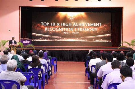 Top 10 And High Achievement Recognition 2021 22