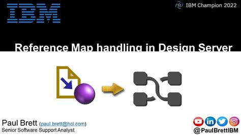 how the itx design server handles reference maps imported from design
